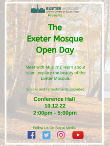Open day Exeter Mosque | Exeter Mosque